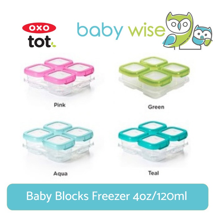 Jual OXO TOT Baby Blocks Freezer 4oz/120ml | Shopee Indonesia