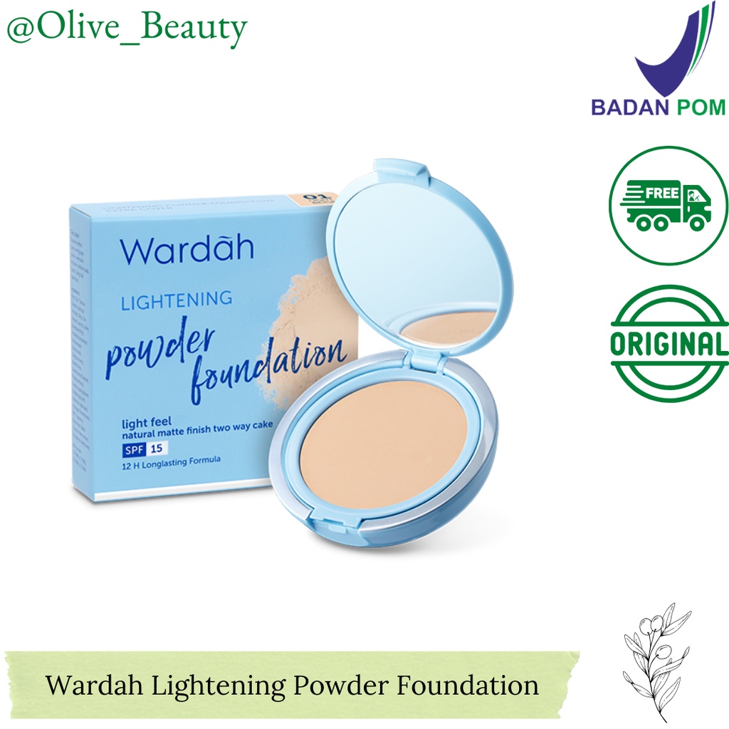 Jual Wardah Lightening Powder Foundation | Shopee Indonesia