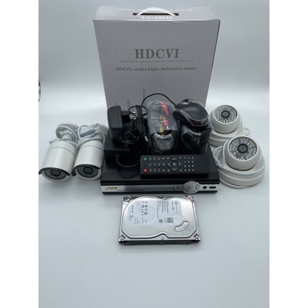 Jual PAKET DVR HDCVI KIT 4ch CVI KIT paket dvr kit 4channel lengkap ...