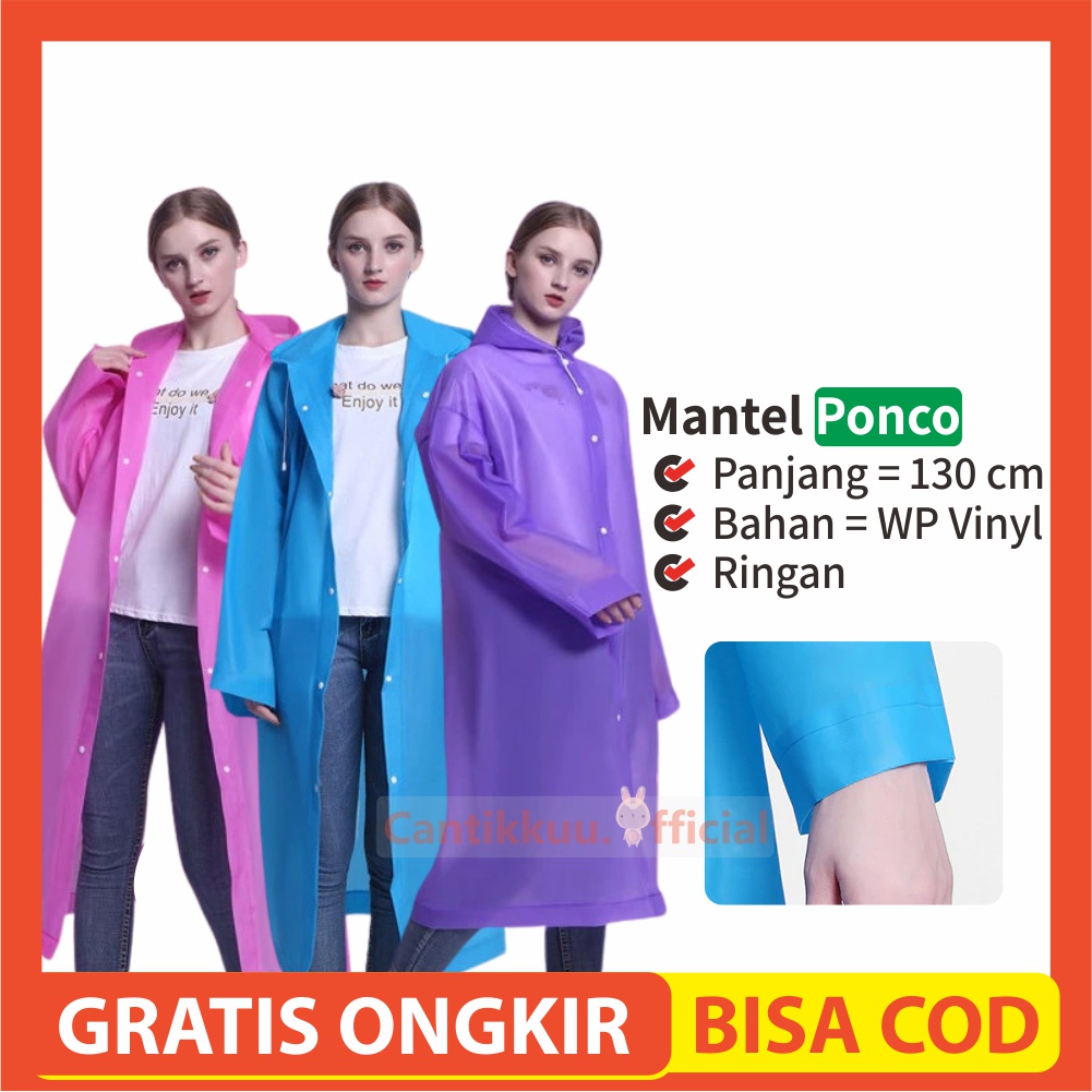 Jual Jas Hujan Mantel Hujan Jas Ujan Mantol Hujan Ponco Pria Wanita Dewasa | Shopee Indonesia