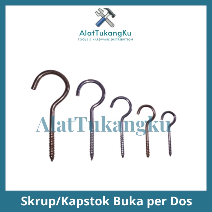 Jual Skrup Buka Kapstok Tutup Ulir PER DOS/Sekrup Tutup Baut Gantungan ...