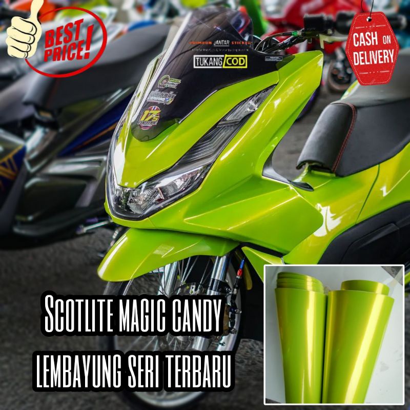 Jual Sticker Scotlite Lembayung Magic Candy Skotlet Lembayung Hijau ...
