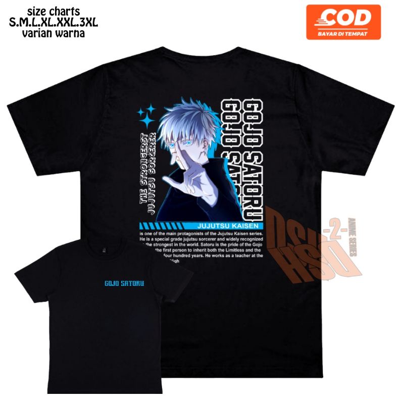 Jual KAOD anime pria & wanita Jujutsu kaisen gojo satoru THE STRONGER ...