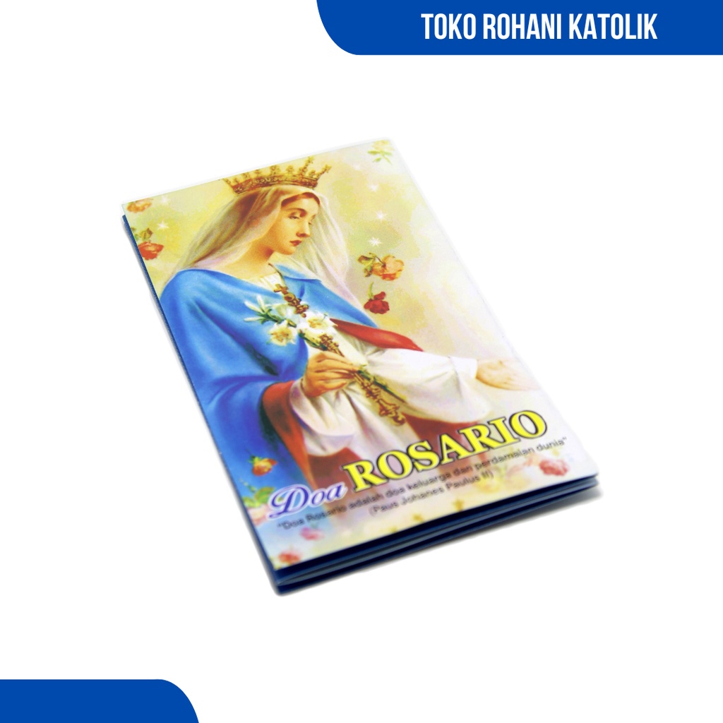 Jual LEMBAR DOA ROSARIO / KAPLET DOA / BUKU DOA KATOLIK / LEMBAR DOA ROSARIO KATOLIK / BUNDA ...