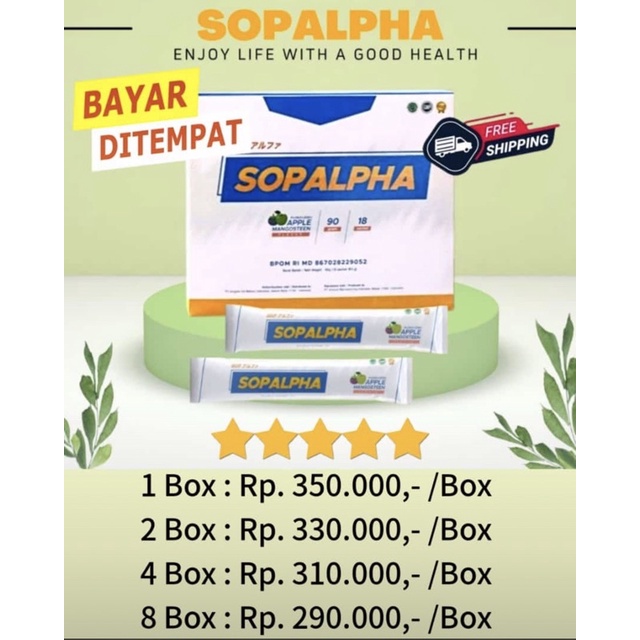 Jual SOP ALPHA BIOBOOST SOPALPHA ORIGINAL Suplement Kesehatan 1 BOX ISI ...