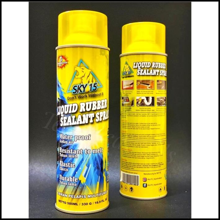 Jual Sky 15 Liquid Rubber Sealant Spray Cairan Pelapis Anti Bocor 500 Ml | Shopee Indonesia