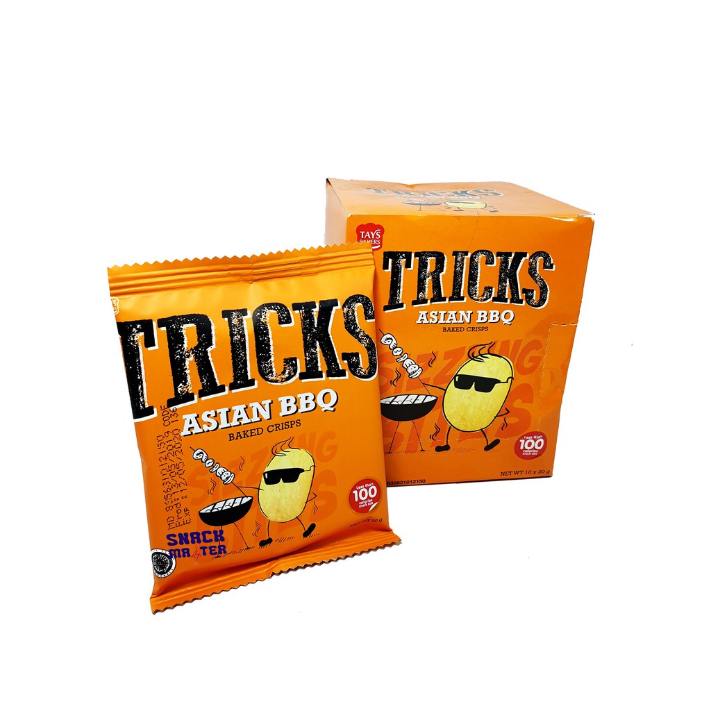 Jual Tricks Biskuit Kentang Potato Baked Chips - Netto 10 pc x 20gr ...