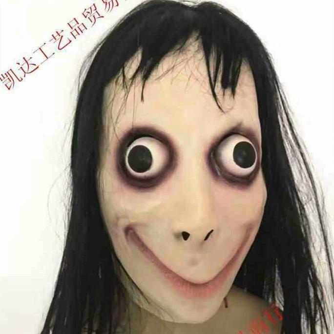 Jual TOPENG SERAM HALLOWEEN MOTHER MOMO SCARY MOVIE LATEX LATEKS MASK ...