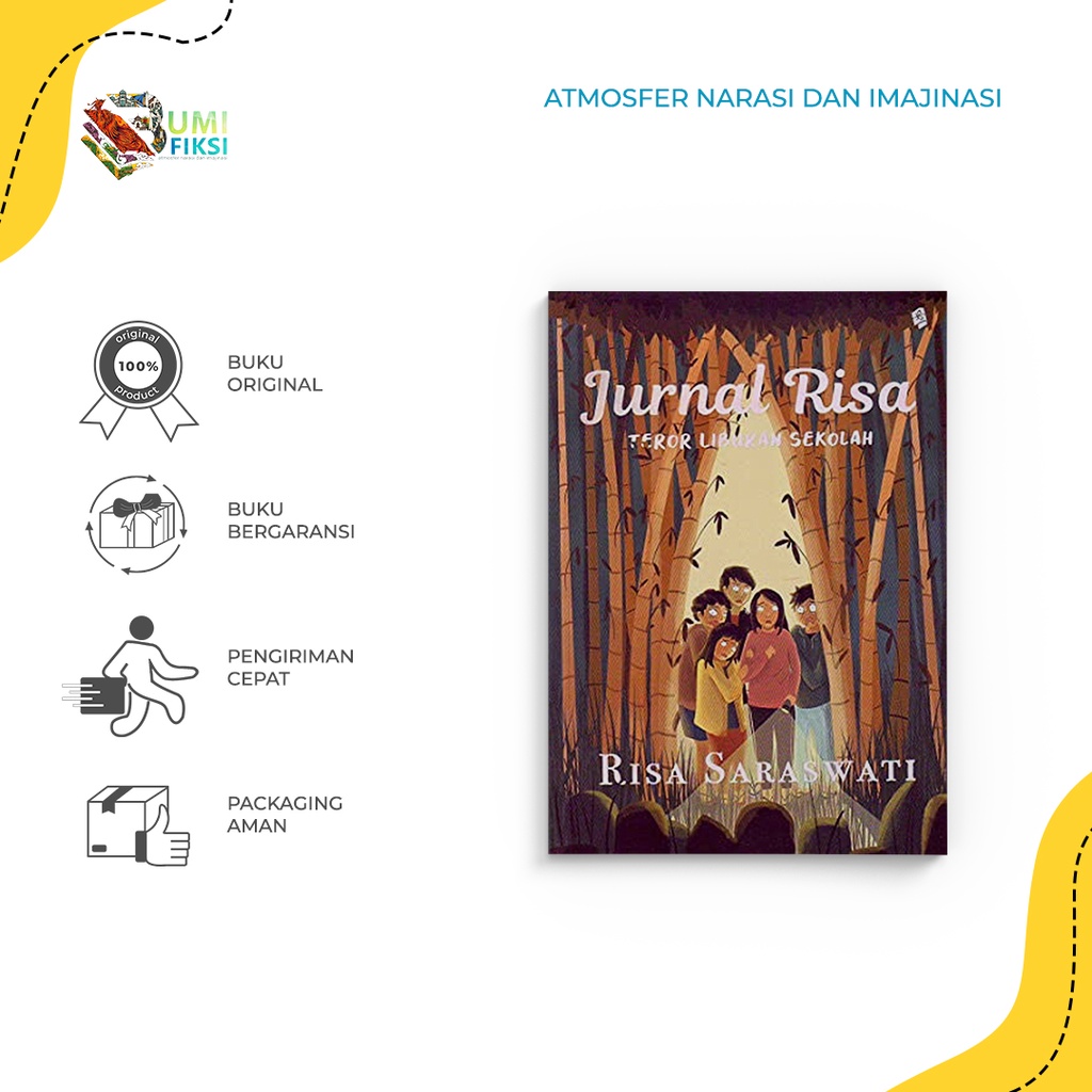 Jual Novel Jurnal Risa : Teror Liburan Sekolah - Risa Saraswati - Bukune - Bumifiksi | Shopee ...