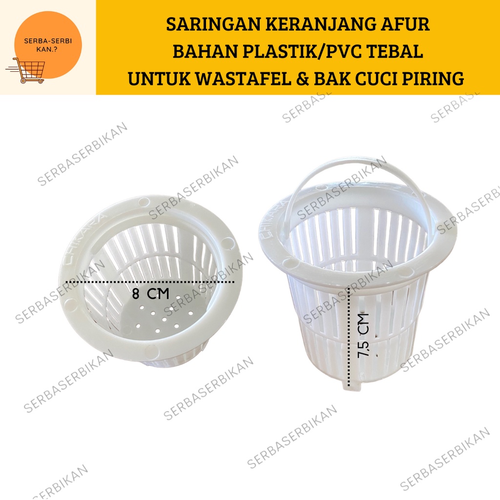Jual SARINGAN KERANJANG AFUR WASTAFEL TEMPAT CUCI PIRING PVC PLASTIK ...