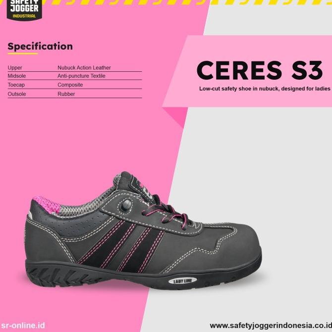 Jual Sepatu Safety Jogger Ceres S3 SRC Metal Free | Shopee Indonesia
