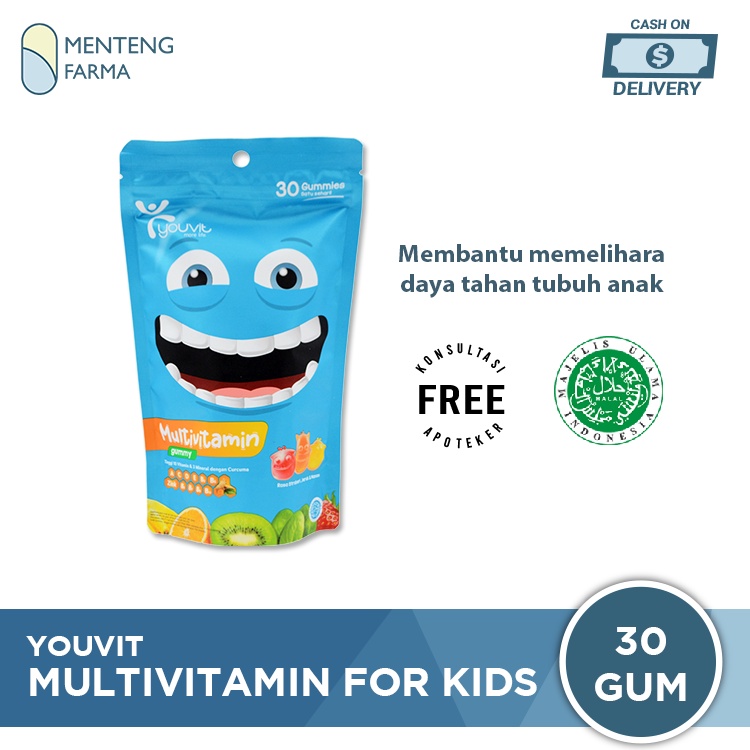 Jual Youvit Multivitamin For Kids 30 Gummies - Multivitamin Gummy Anak Rasa Mix Buah | Shopee ...