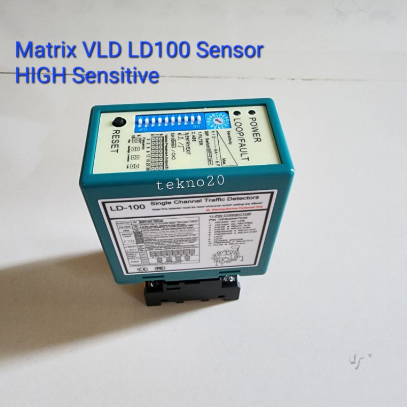Jual Matrix Loop Hijau Ld100 Vehicle Loop Detector Single Ld100 Sensor