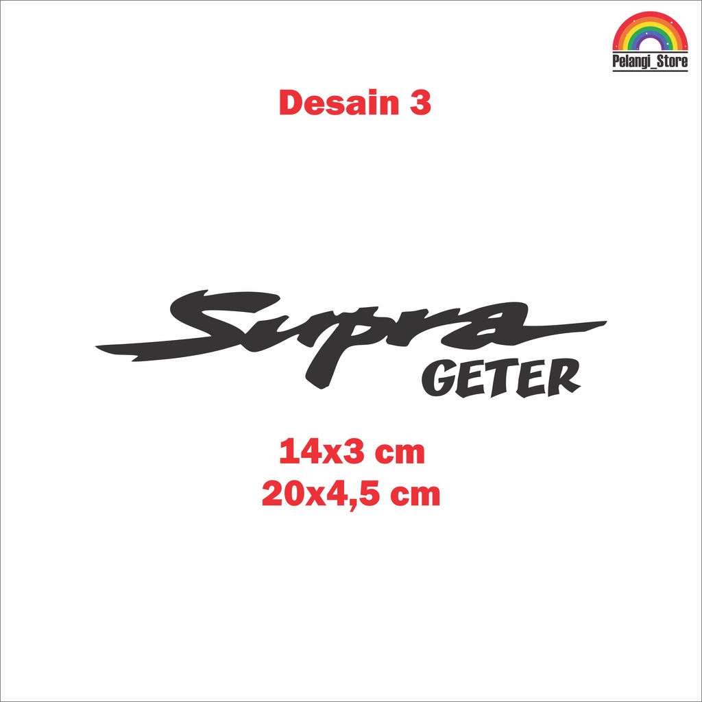 Jual STIKER/STICKER CUTTING SUPRA BAPAK MURAH BERKUALITAS | Shopee ...