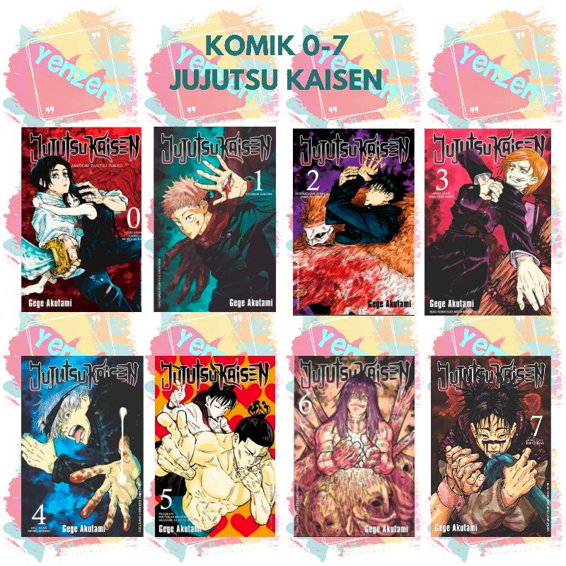 Jual Komik Jujutsu Kaisen Vol. 0-7 | Shopee Indonesia