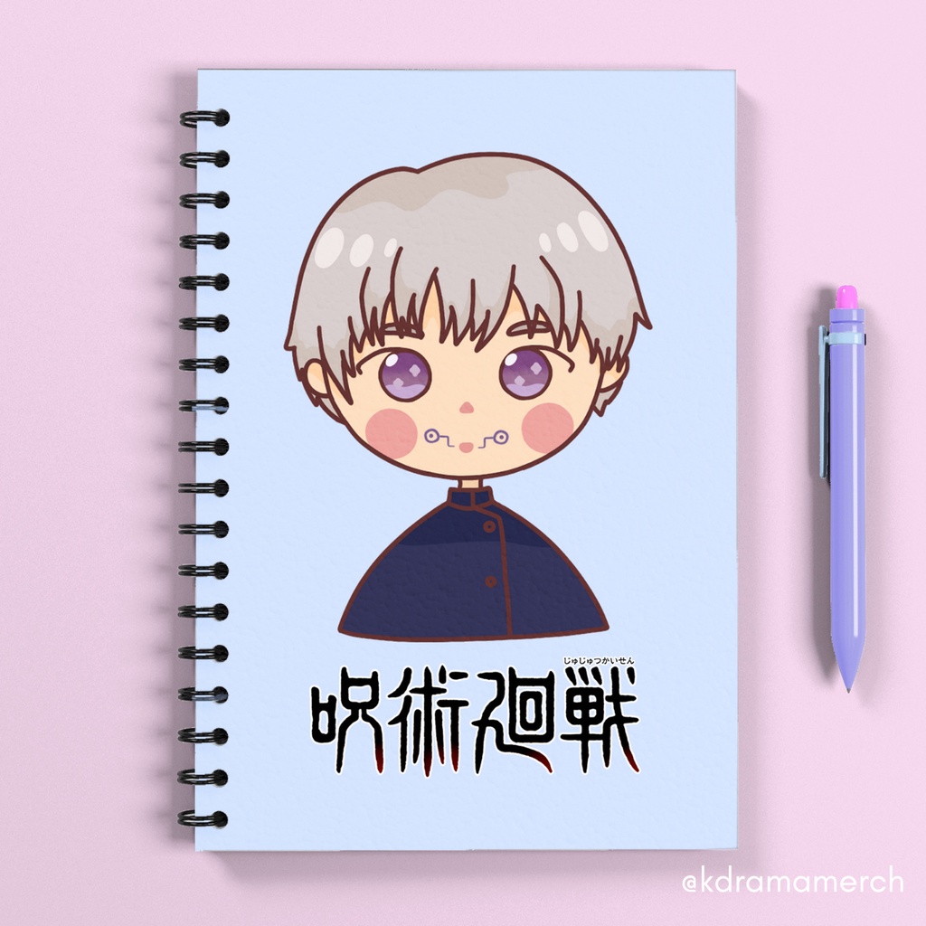 Jual JUJUTSU KAISEN NOTEBOOK SPIRAL ANIME A5/ JJK / ANIME MERCH ...
