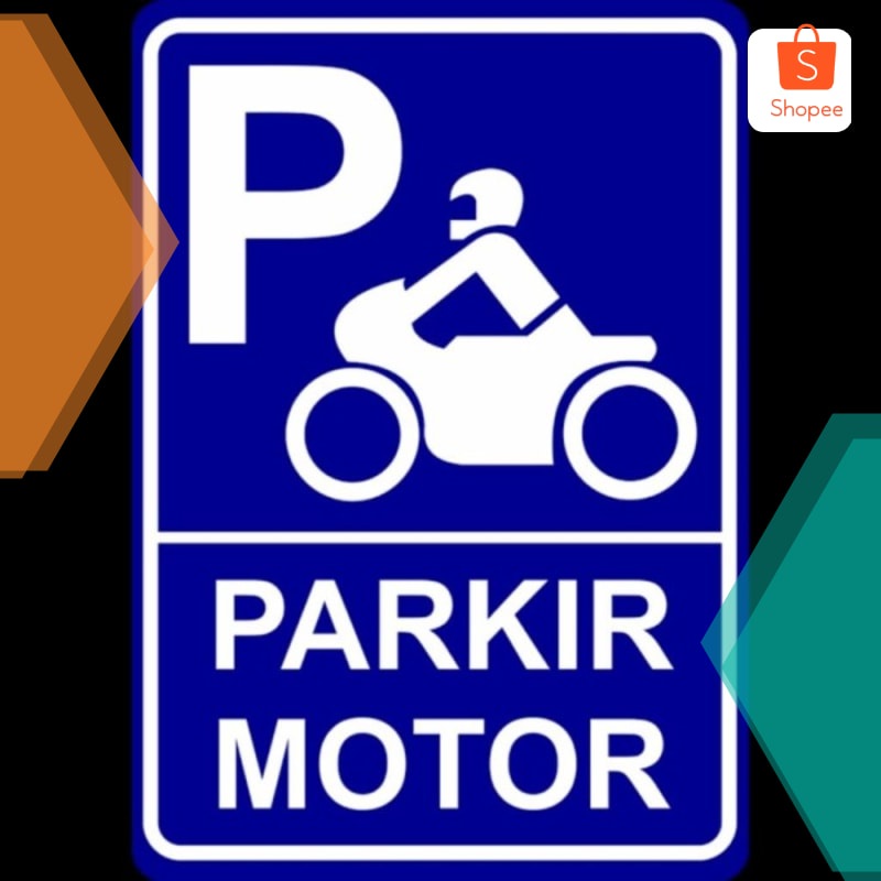 Jual Promo Rambu Parkir Motor dan Mobil Ukuran 50x70cm. Plat ACP 3mm ...