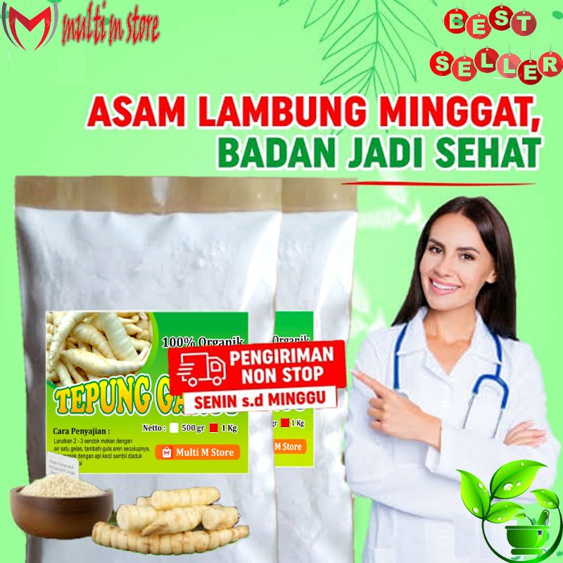 Jual Tepung Garut | Pati Garut Original 1 Kg | Obat Maag Asam Lambung ...