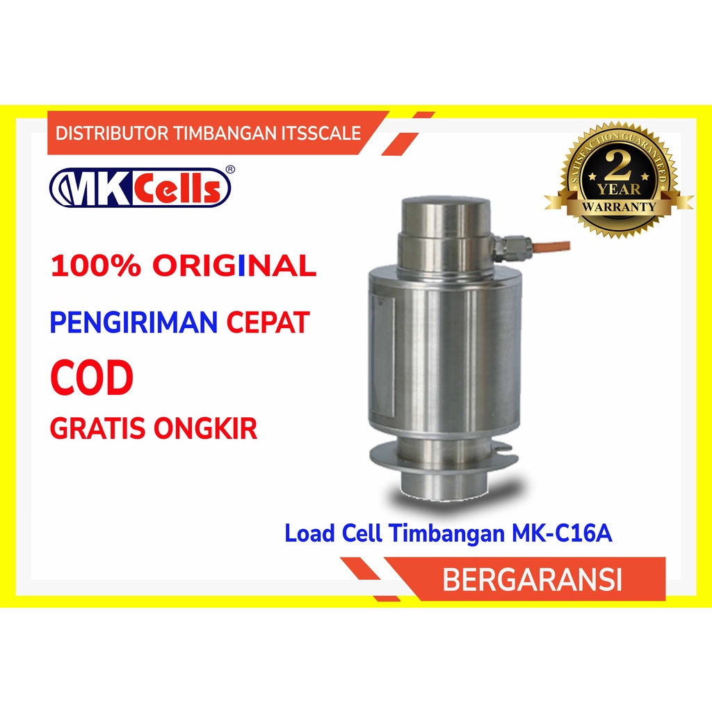 Jual Load Cell Timbangan MK Cells MK-C16A / Load Cell All Kapasitas ...