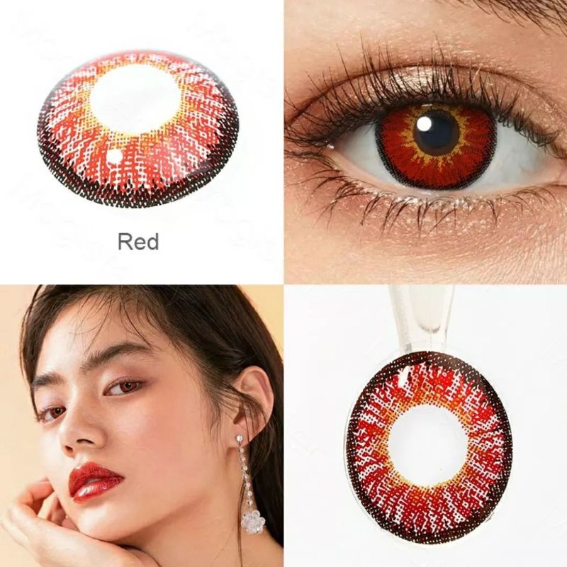 Jual Softlens Cosplay Neon Red / Blue / Green / Violet / Brown / Grey ...
