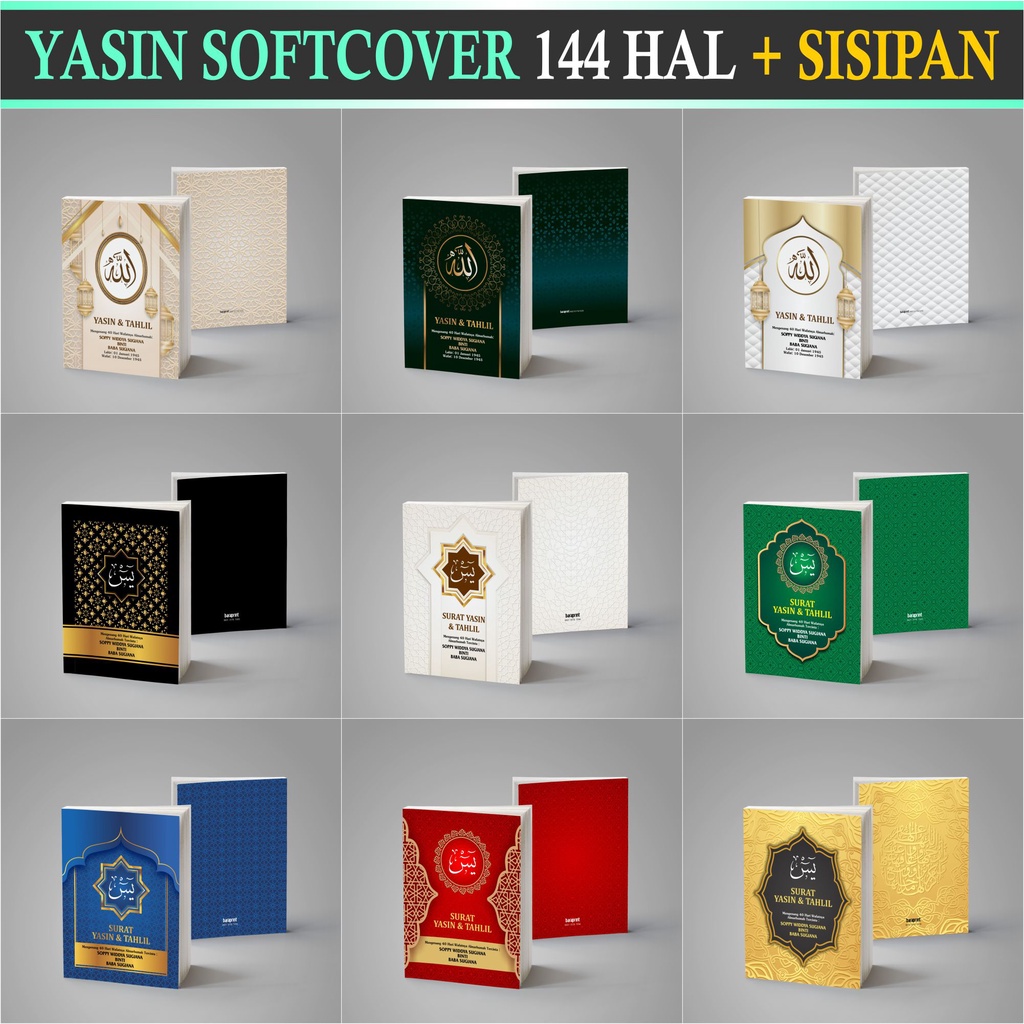 Jual BUKU YASIN TAHLIL SOFTCOVER 144 Hal SISIPAN | Shopee Indonesia