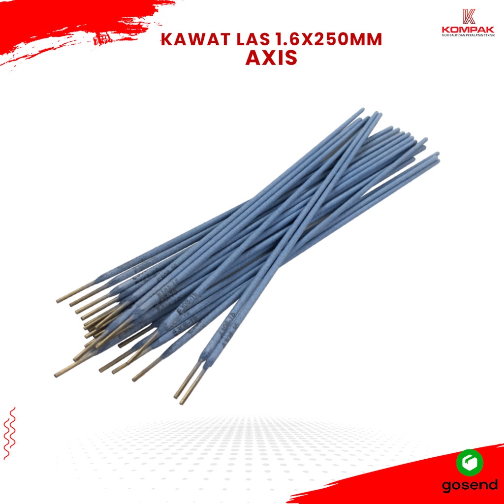 Jual AXIS Kawat Las Stainless 1.6 x 250mm Kawat Las Steinless Steel 1 ...
