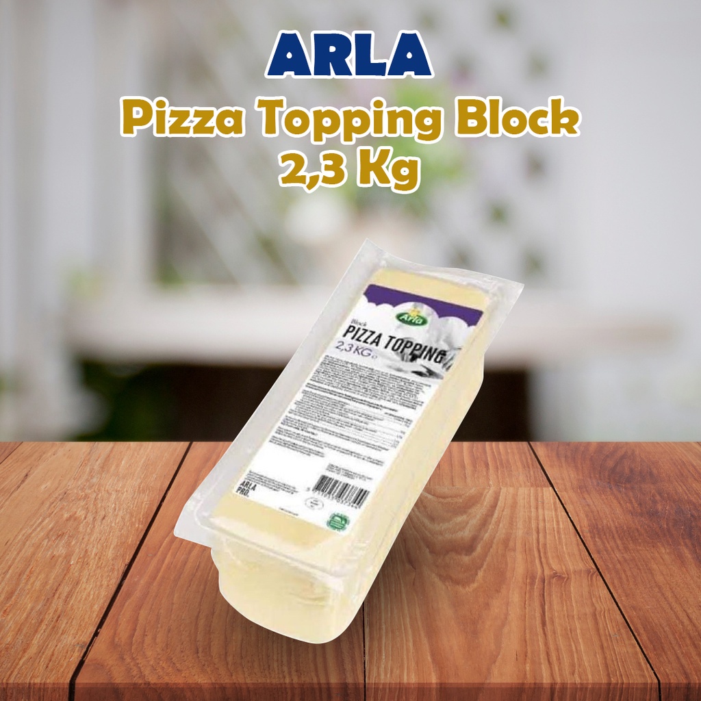 Jual ARLA Pizza Topping Block / Keju Mozzarella Blok 2,3 Kg | Shopee ...