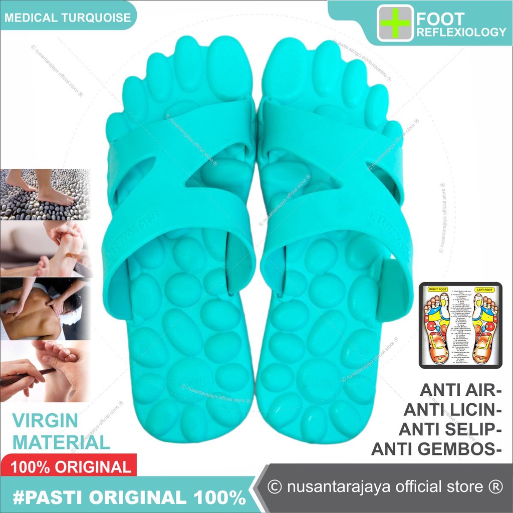 Jual SANDAL KESEHATAN PIJAT REFLEKSI AKUPRESURE BATU ALAM | Shopee ...