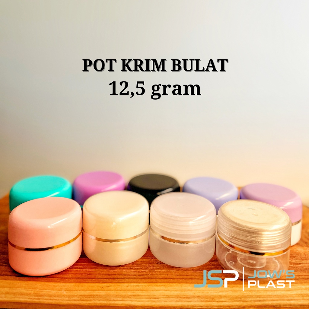 Jual Pot Cream 12,5 gram | Pot Krim Kemasan Kosmetik | Pot Kosmetik 12. ...