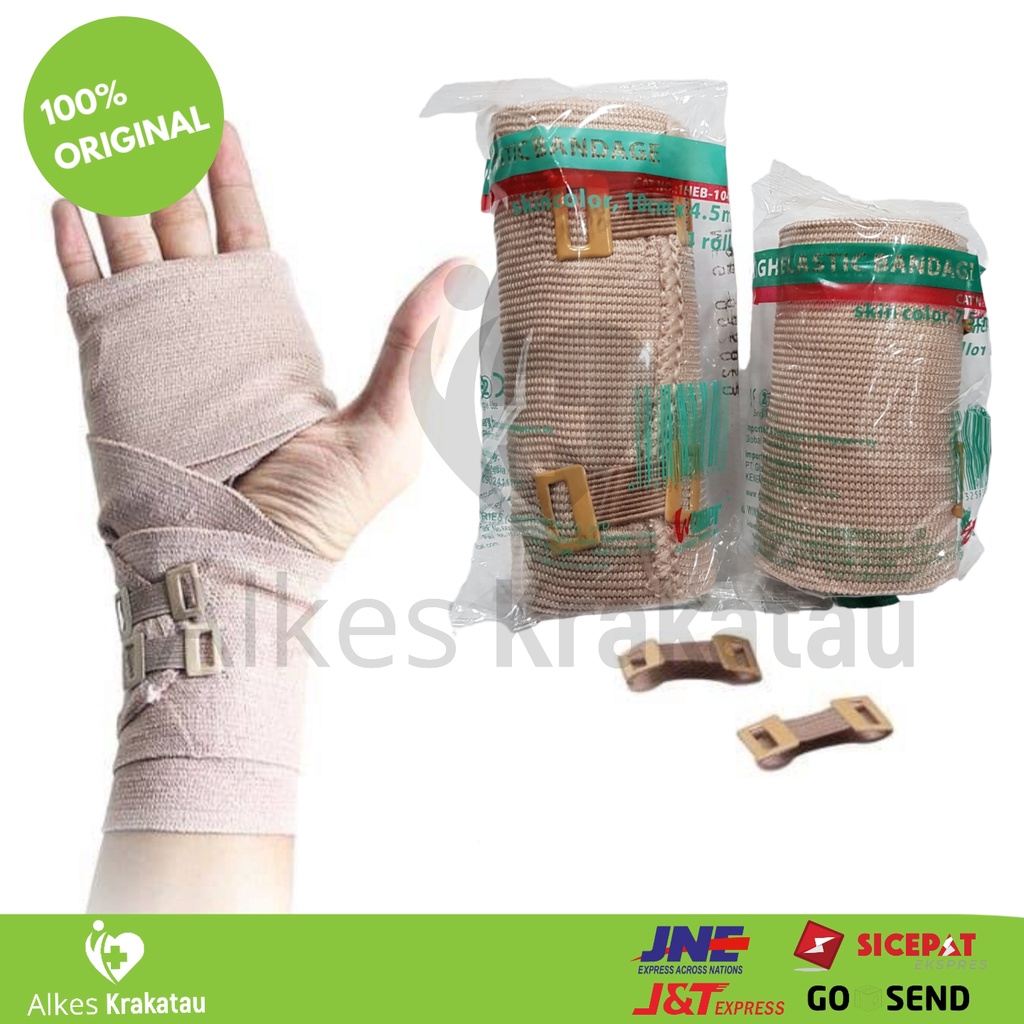 Jual Elastic Bandage 10 cm x 4.5 m Winner / Perban Verban Elastis ...