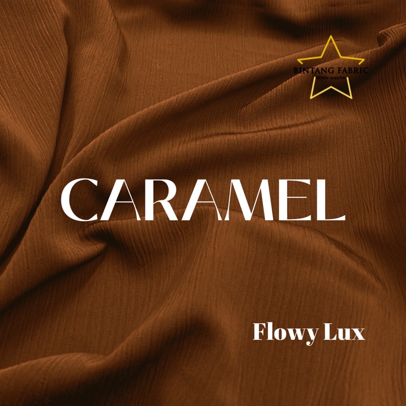 Jual Bahan Kain Flowy Lux Youryu Crinkle Airflow 0,5 meter | Shopee ...