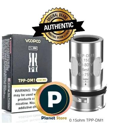 Jual KOIL TPP-DM1 COIL DRAG 3/X PLUS 0.15 OHM MESH AUTHENTIX HARGA 1 ...