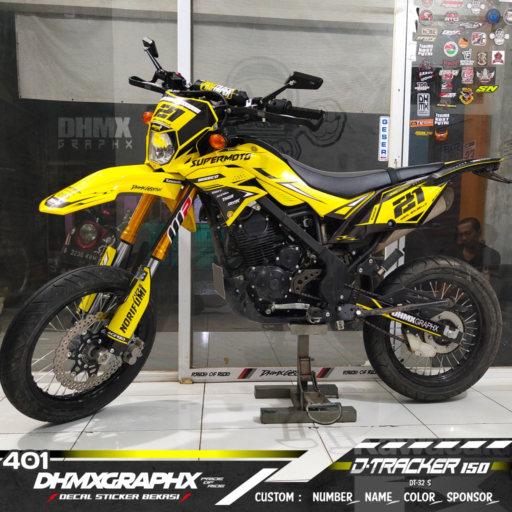Jual DHMX Decal Sticker D Tracker D-Tracker 150 (DT-32 S) | Shopee Indonesia