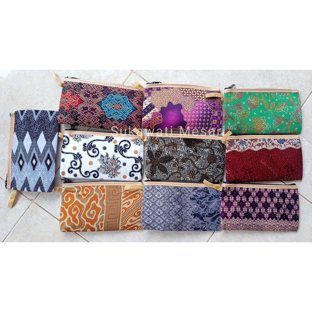 Jual Pouch Dompet Motif Batik Souvenir Khas Bali | Shopee Indonesia