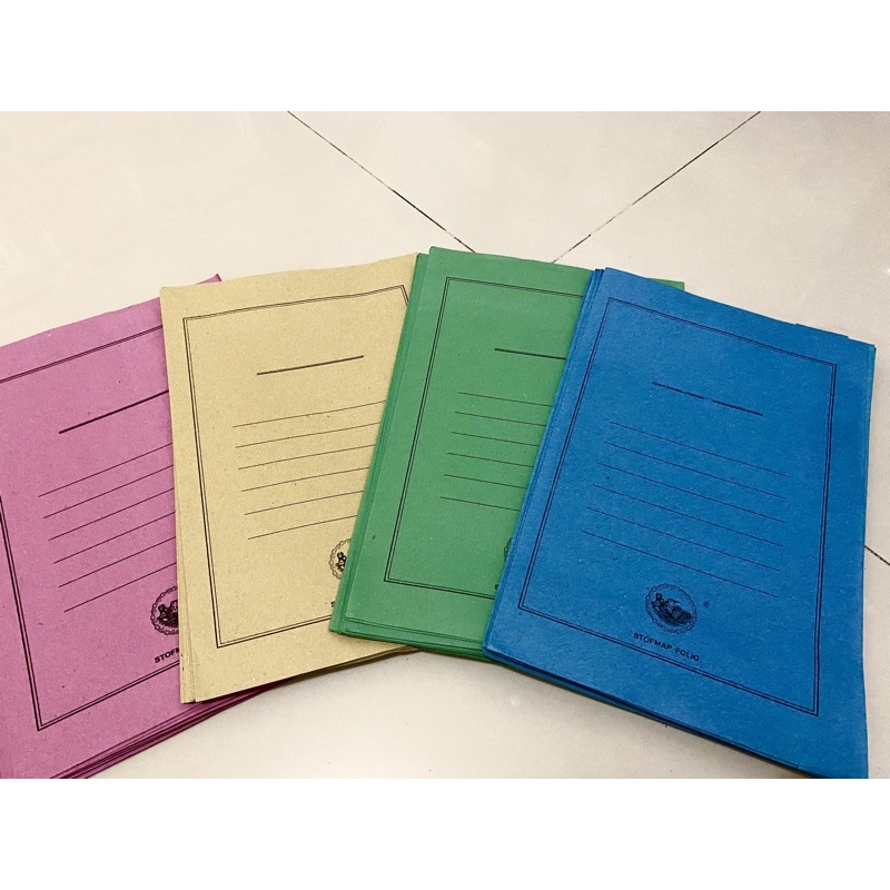 Jual Map Kertas Folio Stopmap Folio Map Surat Izasah Per lembar ...