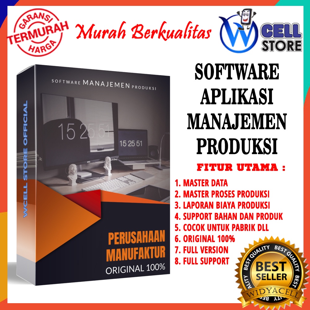 Jual SOFTWARE PROGRAM APLIKASI MANUFAKTUR MANAJEMEN PRODUKSI UNTUK ...