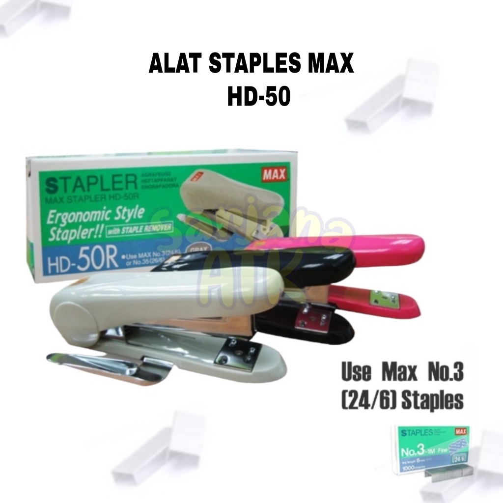 Jual Alat Staples / Alat Stapler Max HD-50 Besar | Shopee Indonesia