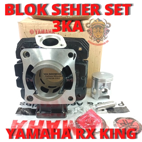 Jual BLOK SEHER 3KA CYLINDER PISTON KIT YAMAHA RX KING KUALITAS ASLI ...