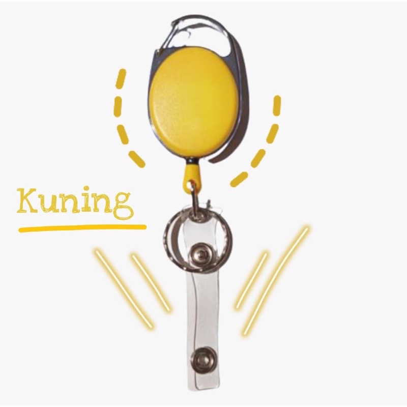Jual YOYO ID CARD CARABINER/GANTUNGAN KUNCI/Retractable Keychain ...