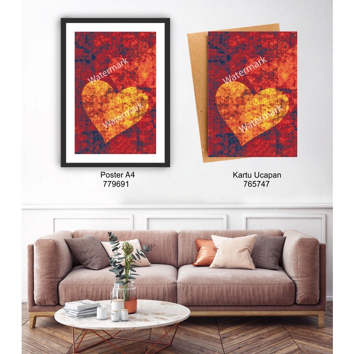 Jual Paperplus / Poster / Kartu Ucapan Love / Valentine / AMZ / 2292 ...