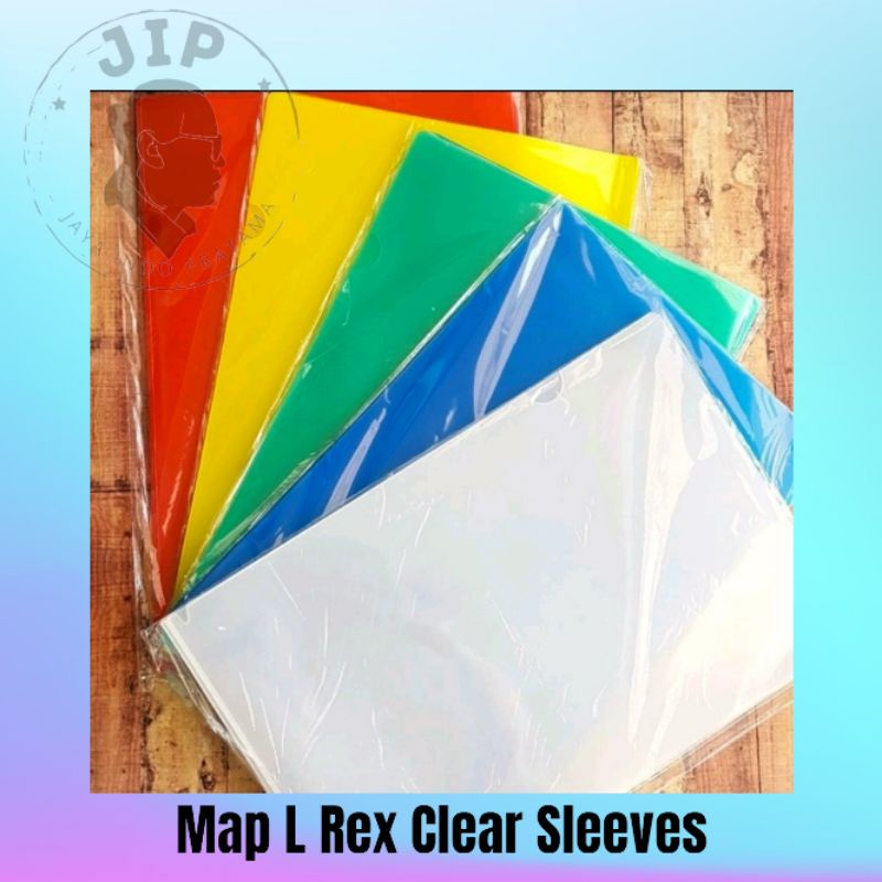 Jual (12 PCS) Map L Bening Plastik F4 Folio Rex - Clear Sleeves Rex F4 ...