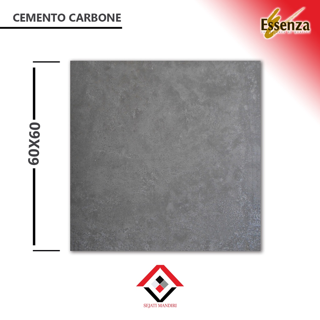 Jual granit 60x60 - motif abu semen - essenza cemento carbone | Shopee ...