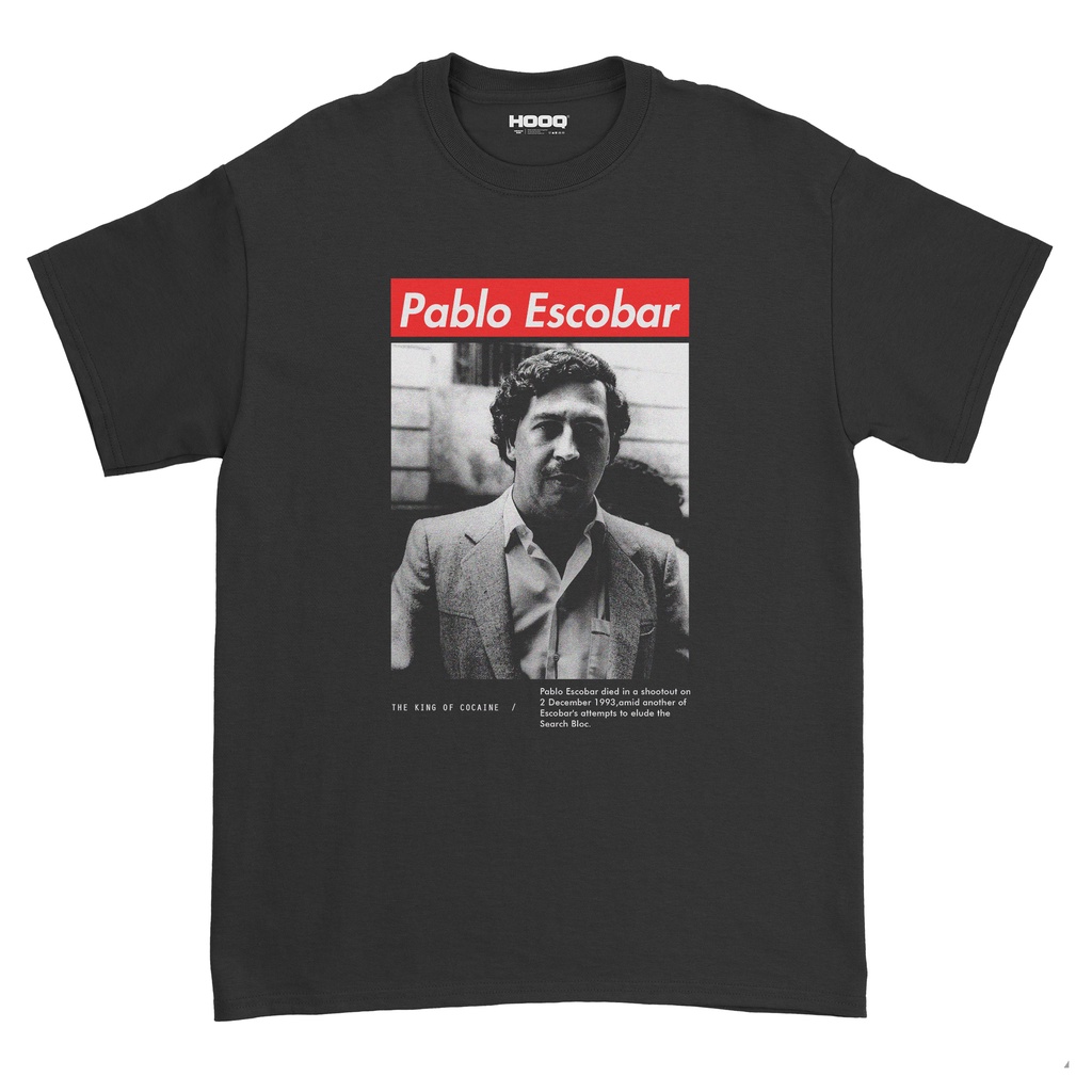 Jual KAOS PABLO ESCOBAR MERCH - THE KING OF COCAINE NARCOS / UNISEX ...
