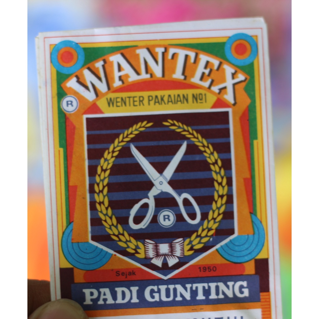 Jual Wantex Wanter Padi Gunting pewarna Pakaian/Kain Sumbo NO. 1 Tidak ...