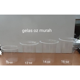 Jual Gelas Cup Pop Ice Plastik ukr 10oz / 12oz / 14oz / 16oz | untuk Es ...