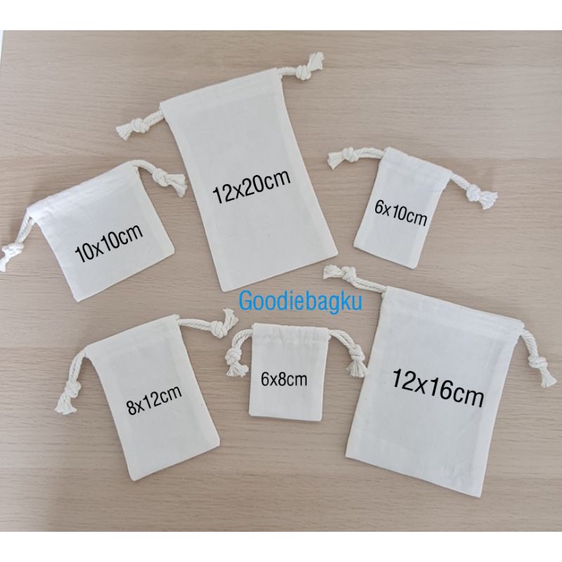 Jual pouch serut blacu ukuran kecil organizer penyimpanan | Shopee ...