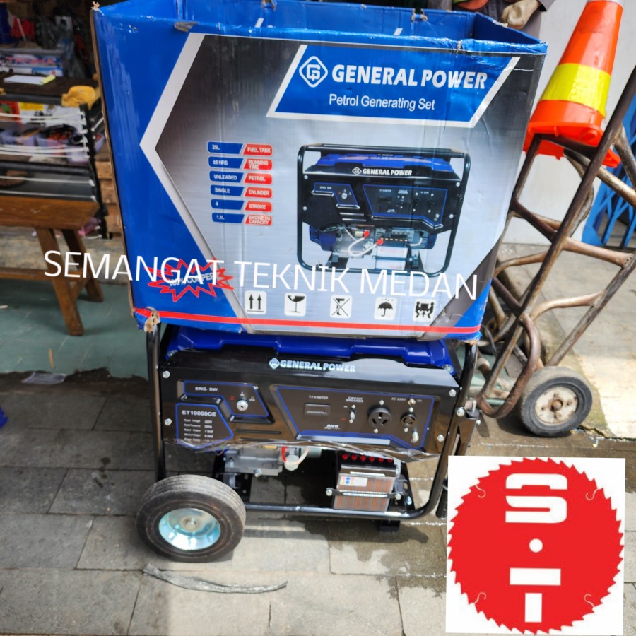 Jual ET10000CE GENSET GENERATOR STATER 8000 WATT GENERAL ET 10000 CE ...