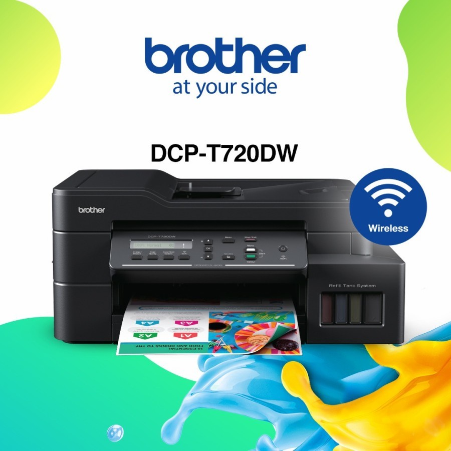 Jual BROTHER DCP-T720DW Printer Ink Tank Multifunction T720 WiFi Duplex | Shopee Indonesia