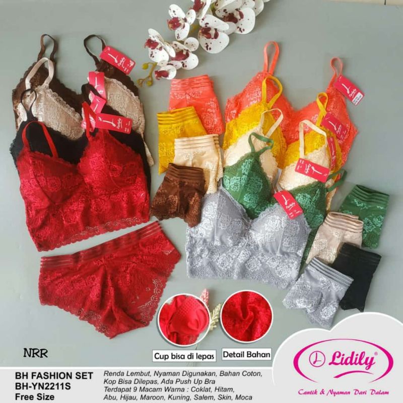 Jual BRA dan CD || BH dan CELANA DALAM || LIDILY YN2211SET | Shopee ...