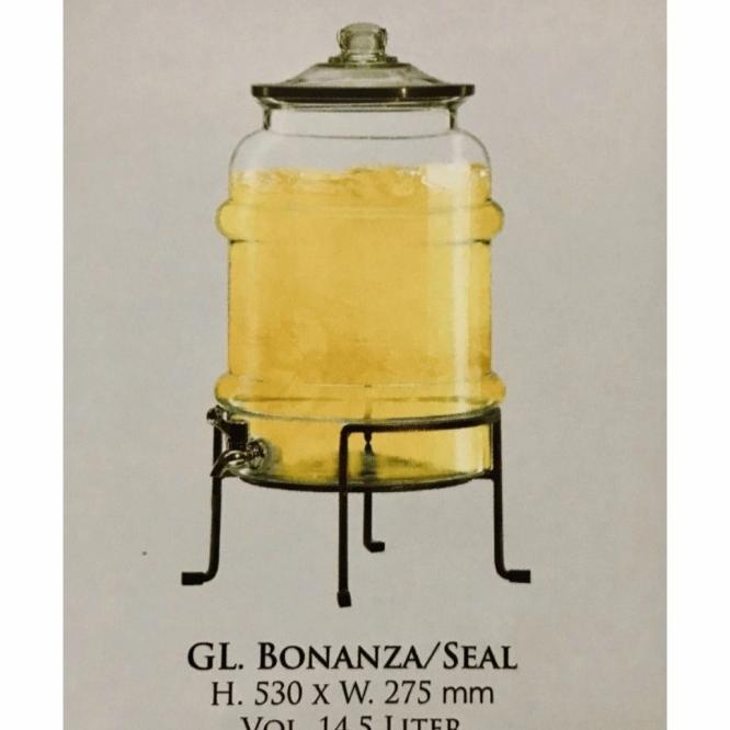 Jual Dispenser / Galon Kaca Bening Bonanza + Seal (14.5 Ltr) | Shopee ...